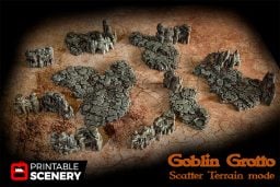 Grotto Walls - Printable Scenery