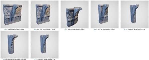 Tudor Walls - Printable Scenery