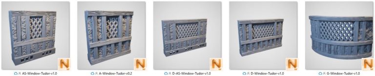 Tudor Walls - Printable Scenery