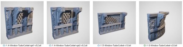 Tudor Walls - Printable Scenery