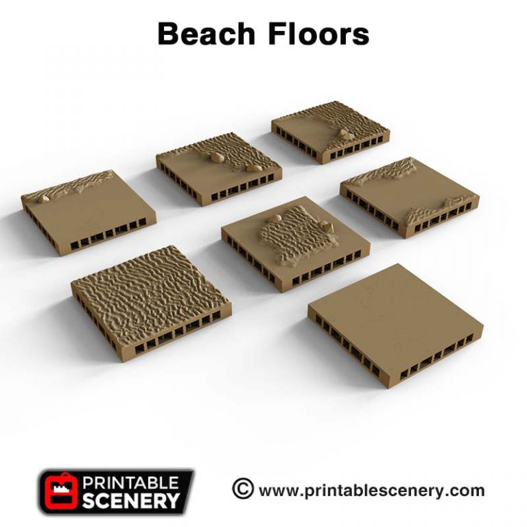 Beach Floors - Printable Scenery