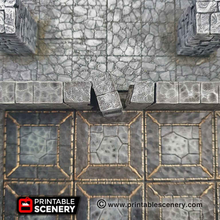 Crypt Secret Door - Printable Scenery