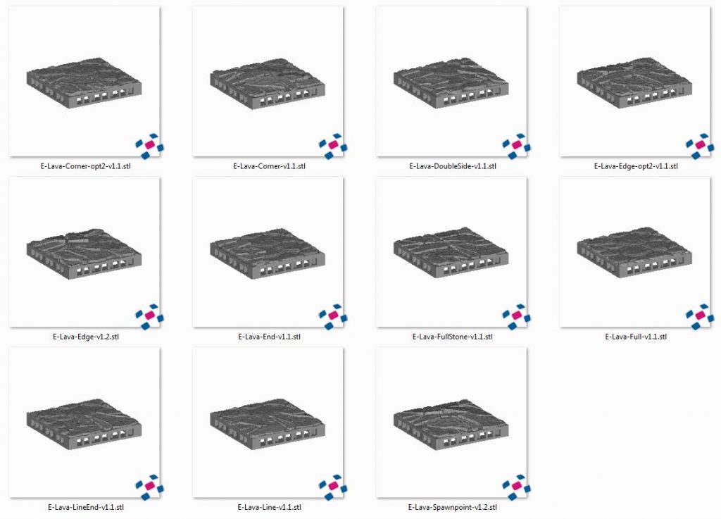 Lava Floors - Printable Scenery