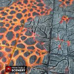 Lava Floors - Printable Scenery