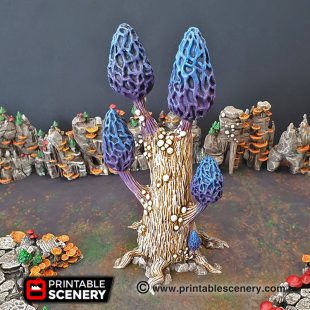 Mesmerising Morels - Printable Scenery