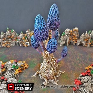 Mesmerising Morels - Printable Scenery