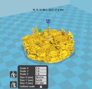 Shroom Grotto Floors - Printable Scenery