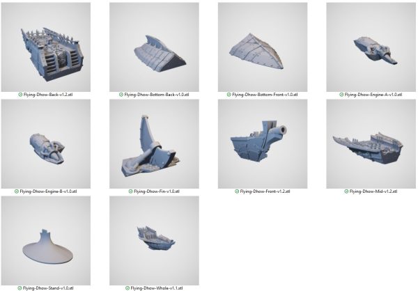 Flying Dhow - Printable Scenery