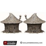 Goblin Mushroom Hovel - Printable Scenery