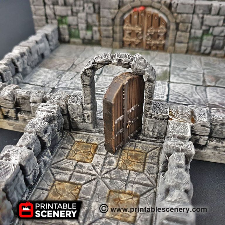 Doors and Windows STL Files - www.printablescenery.com