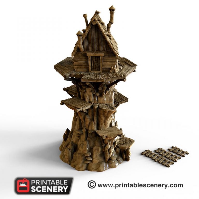 Shanty Tower - Printable Scenery