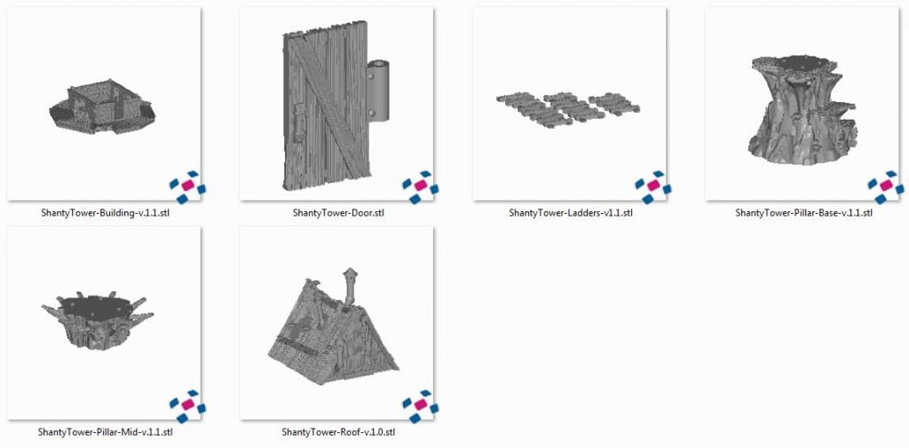Shanty Tower - Printable Scenery