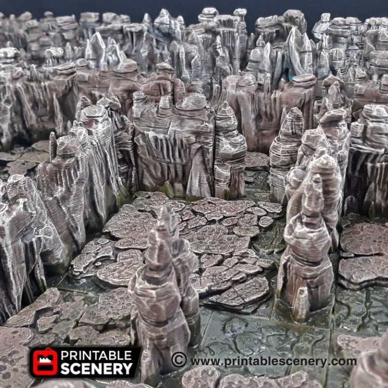 OpenLOCK Grotto Cavern Floors - Printable Scenery