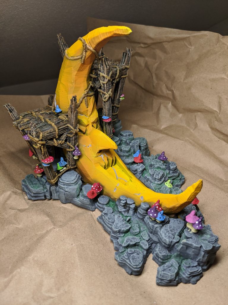 Moon Shrine - Printable Scenery