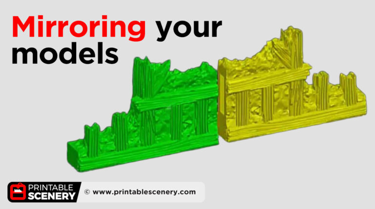 Norman Square Keep - Printable Scenery