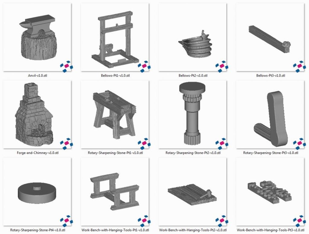 Smithy Tools - Printable Scenery