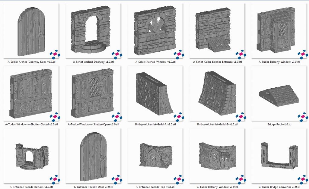 Alchemist Guild Expansion - Printable Scenery