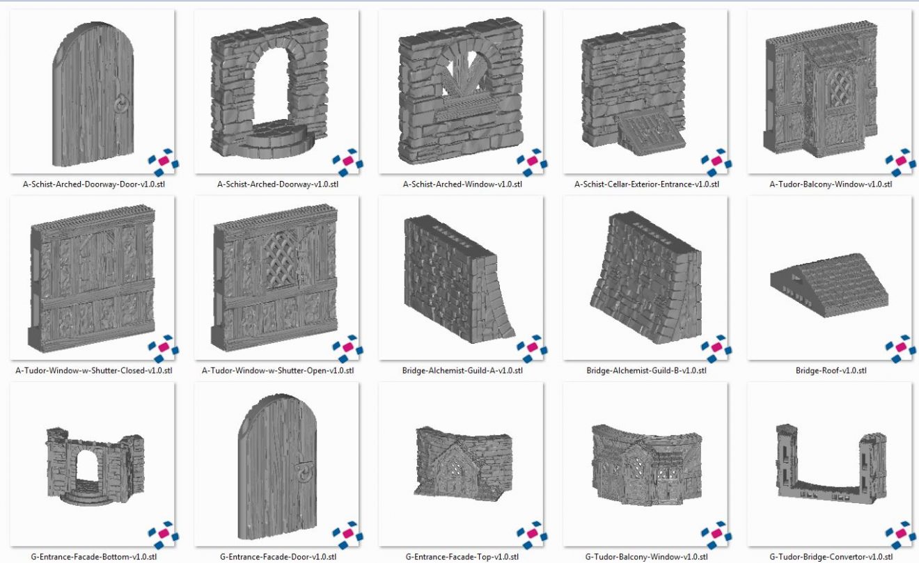 Alchemist Guild Expansion - Printable Scenery