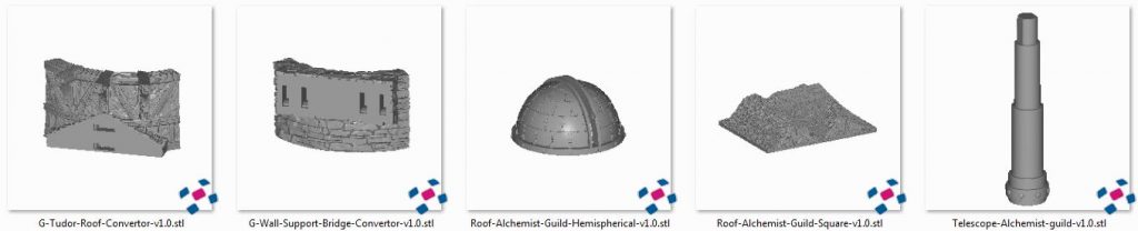 Alchemist Guild Expansion - Printable Scenery