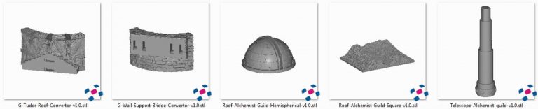 Alchemist Guild Expansion - Printable Scenery