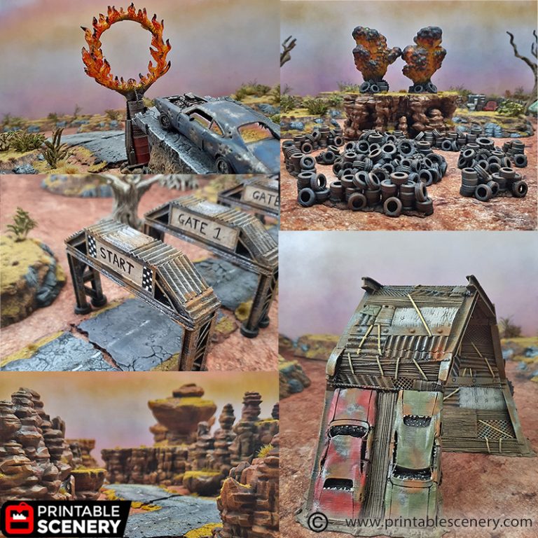 Dread Race Bundle - Printable Scenery
