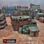 Junkfort Ramparts - Printable Scenery