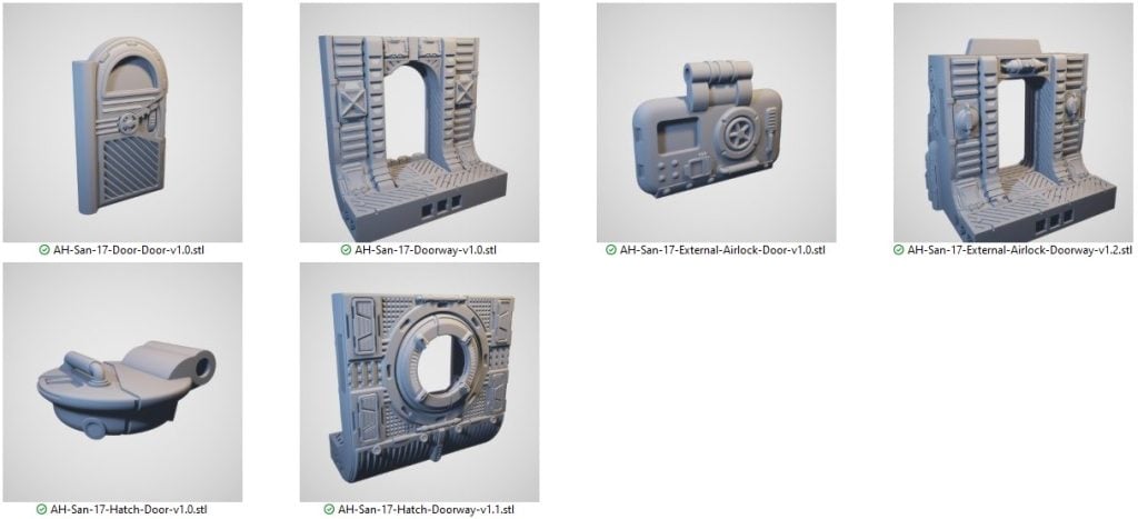 Operations Base Modules - Printable Scenery