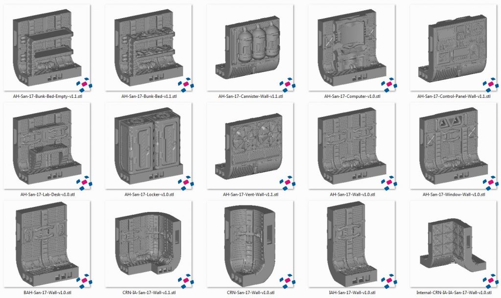 Operations Base Modules - Printable Scenery