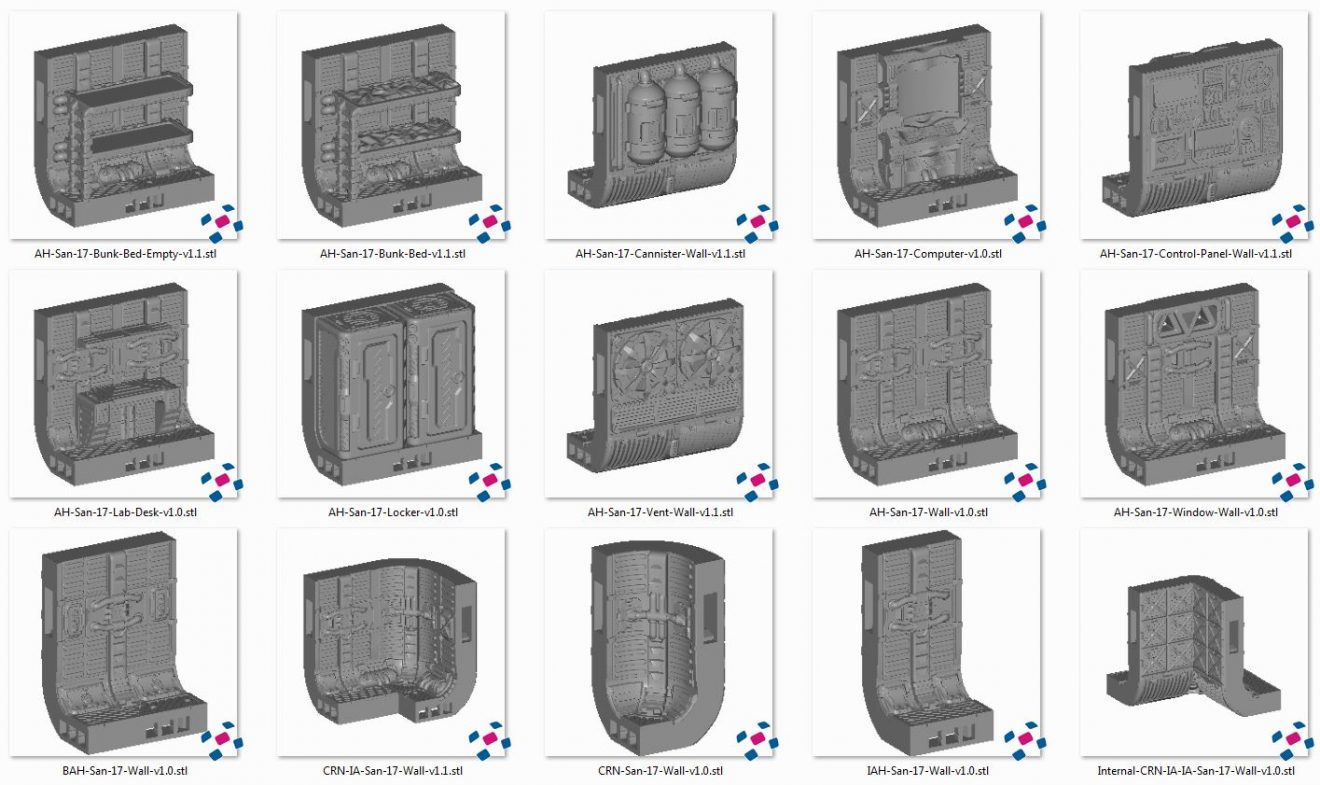Operations Base Modules - Printable Scenery