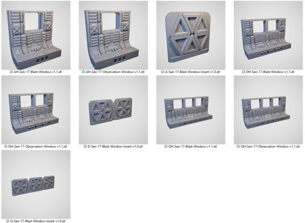 Operations Base Modules - Printable Scenery