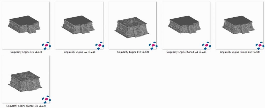 Singularity Engine - Printable Scenery