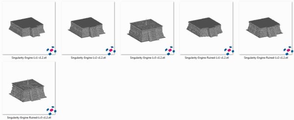 Singularity Engine - Printable Scenery
