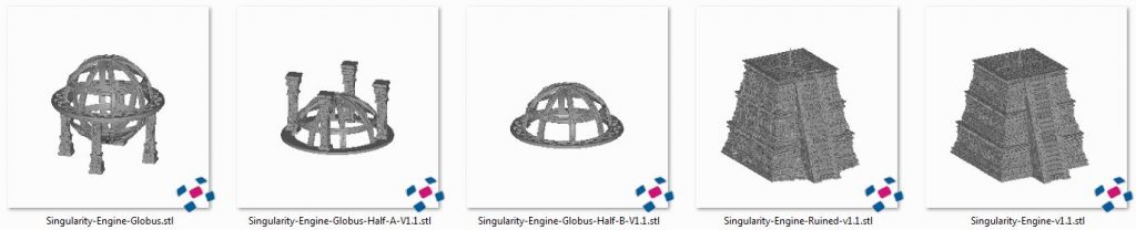 Singularity Engine - Printable Scenery