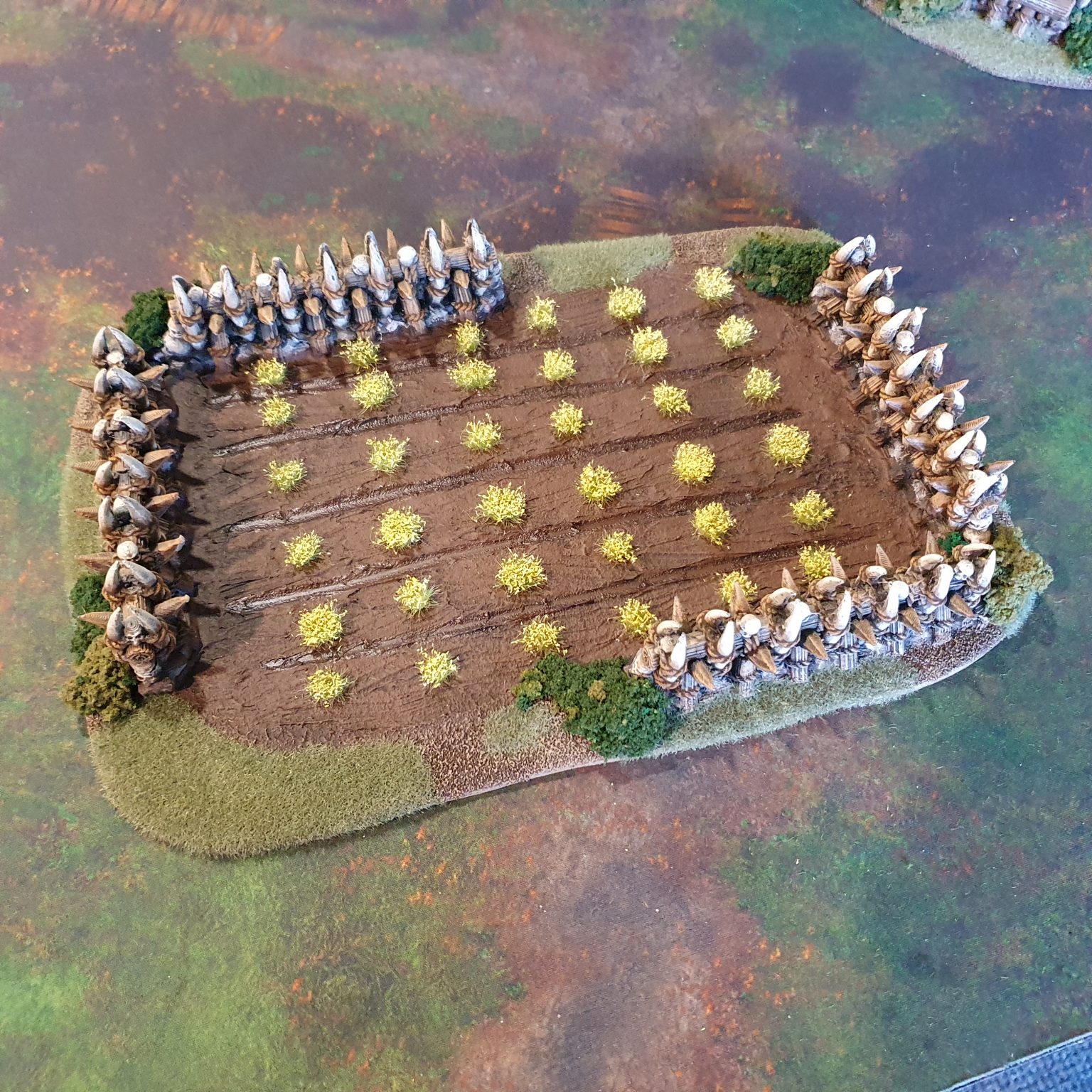 Building a Tribal Fort Table - Printable Scenery