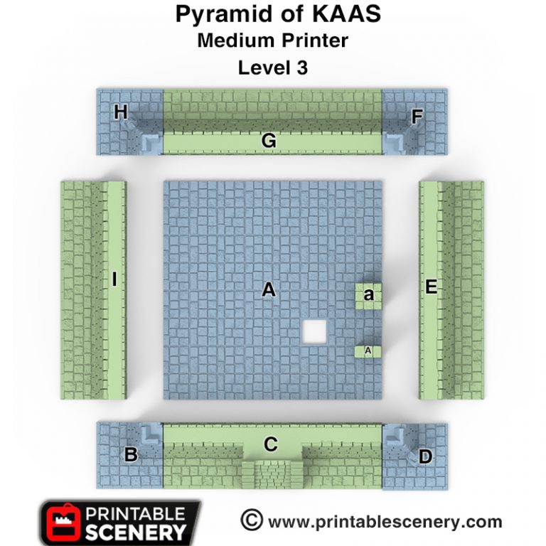 Pyramid of K'aas - Printable Scenery