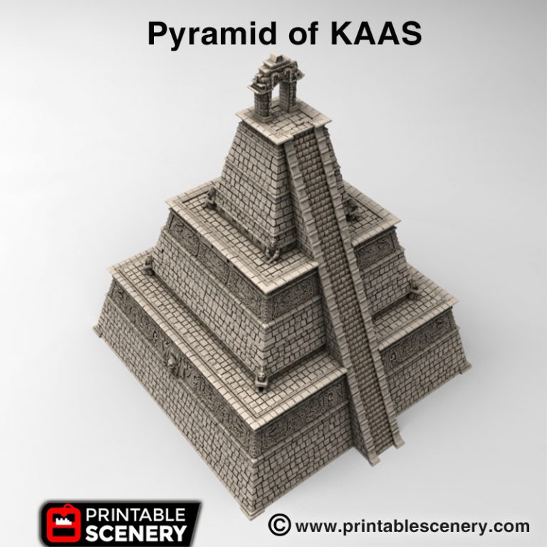 Pyramid of K'aas - Printable Scenery