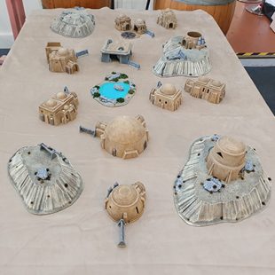 Building a Legion Desert Table - Printable Scenery