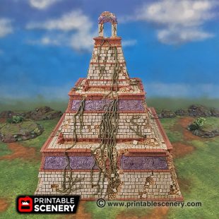 Pyramid of K'aas - Printable Scenery