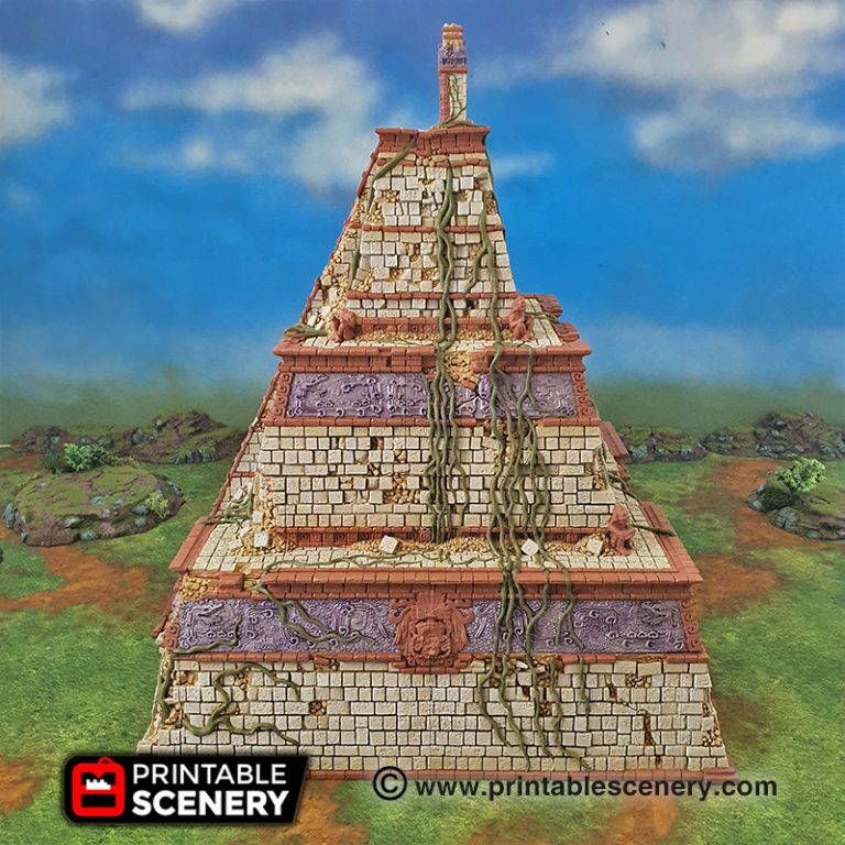 Pyramid of K'aas - Printable Scenery