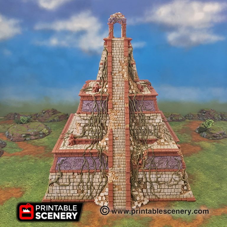 Pyramid of K'aas - Printable Scenery