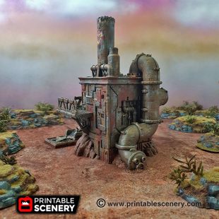 Recycling Tower - Printable Scenery
