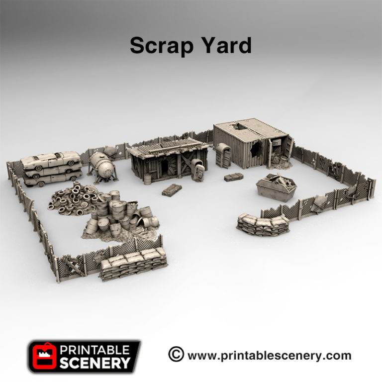 Scrapyard - Printable Scenery