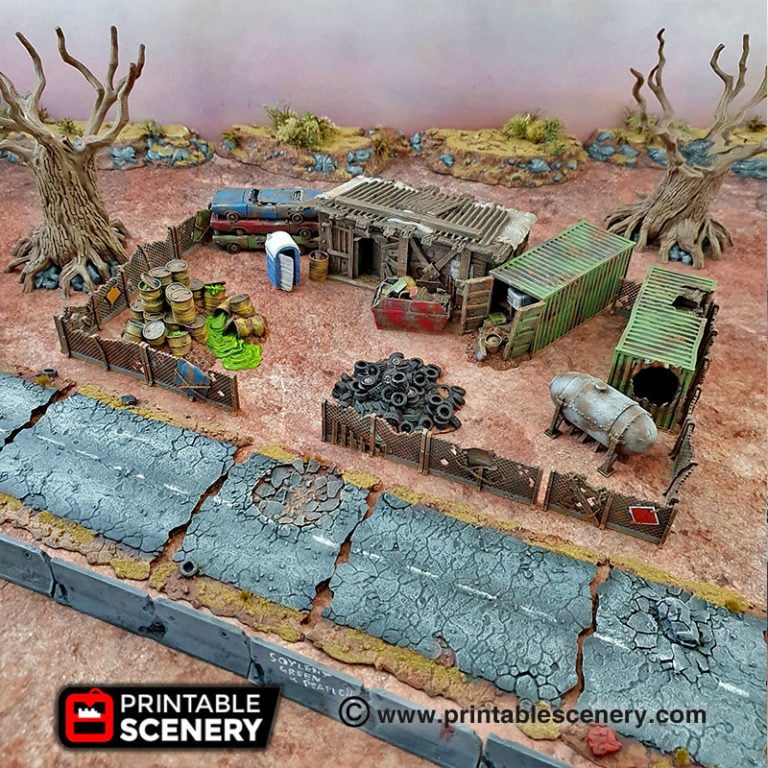Scrapyard - Printable Scenery