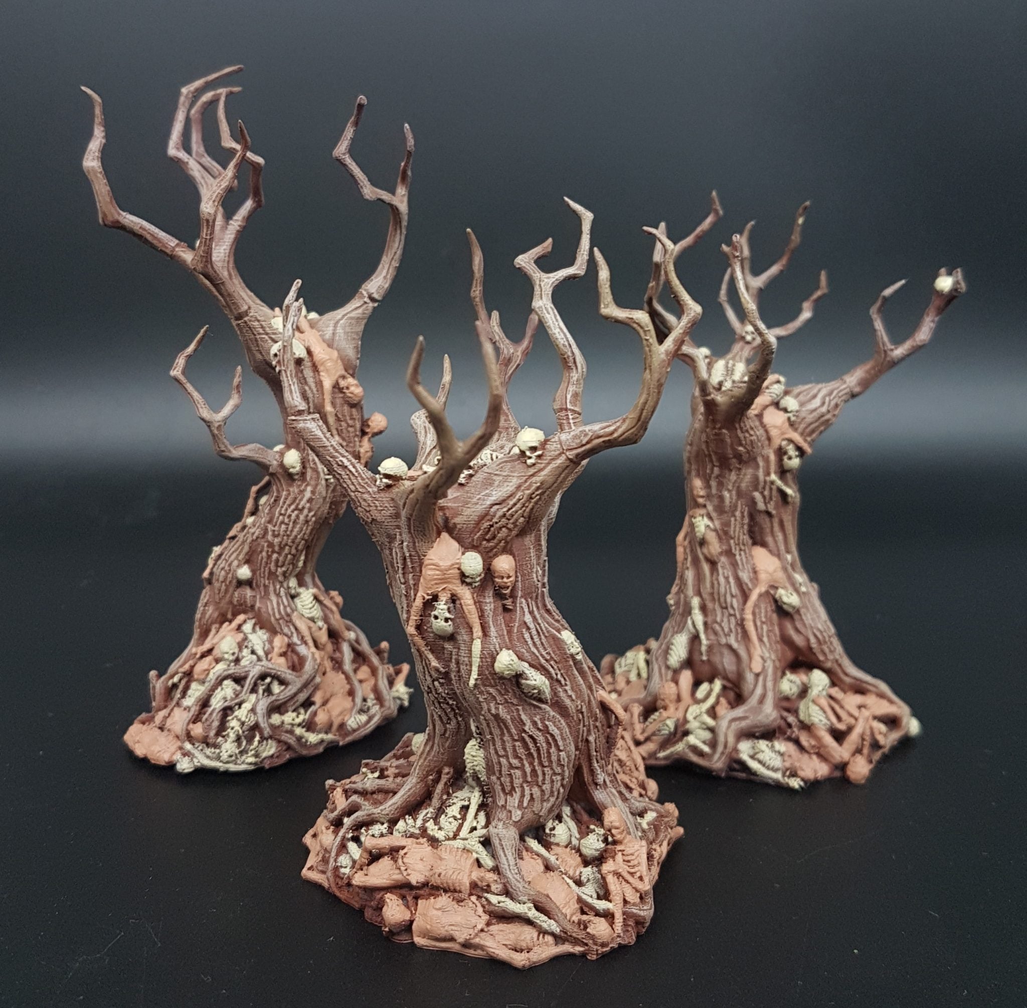 Painting Shadowfey: Blood Trees - Printable Scenery
