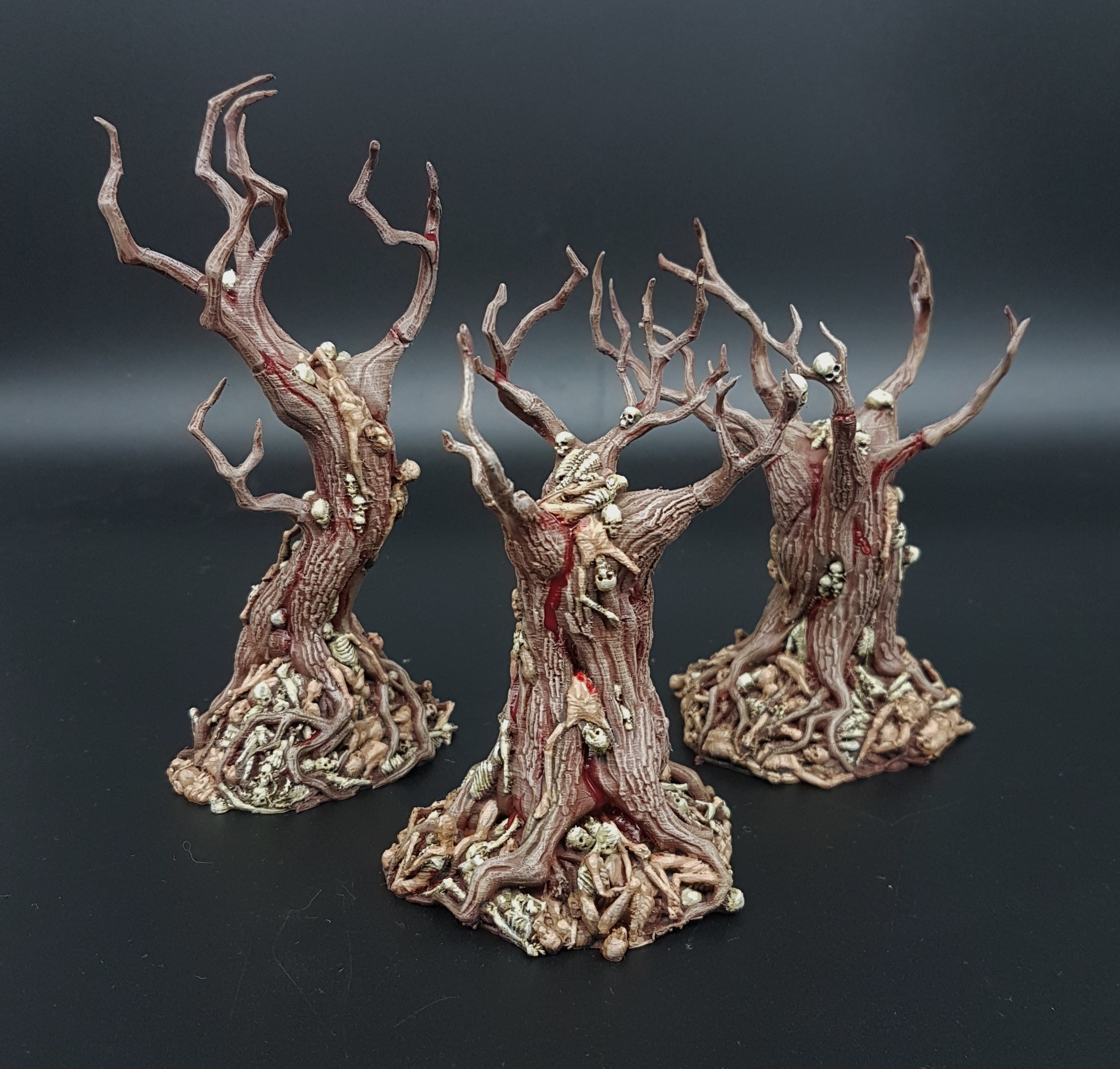 Painting Shadowfey: Blood Trees - Printable Scenery