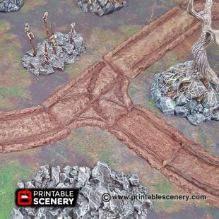 Forest Cart Tracks - Printable Scenery