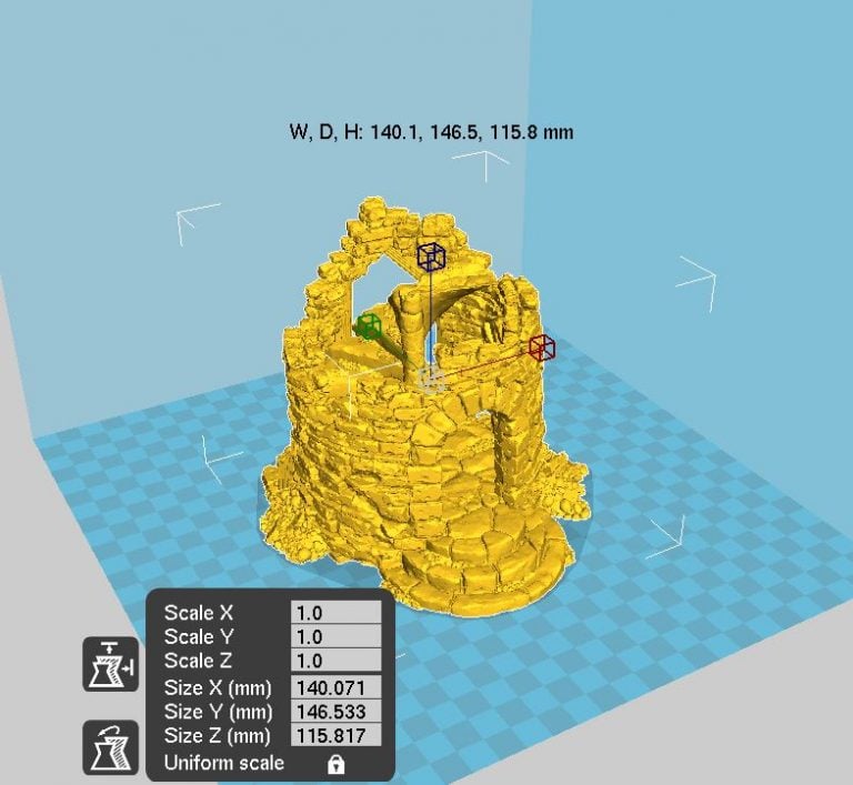 Hermit's Tower - Printable Scenery