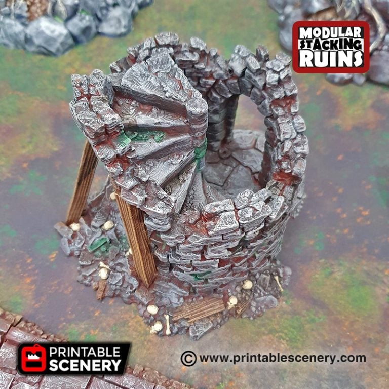 Hermit's Tower - Printable Scenery