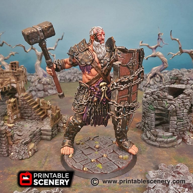 Kraweld the Siege Giant - Printable Scenery