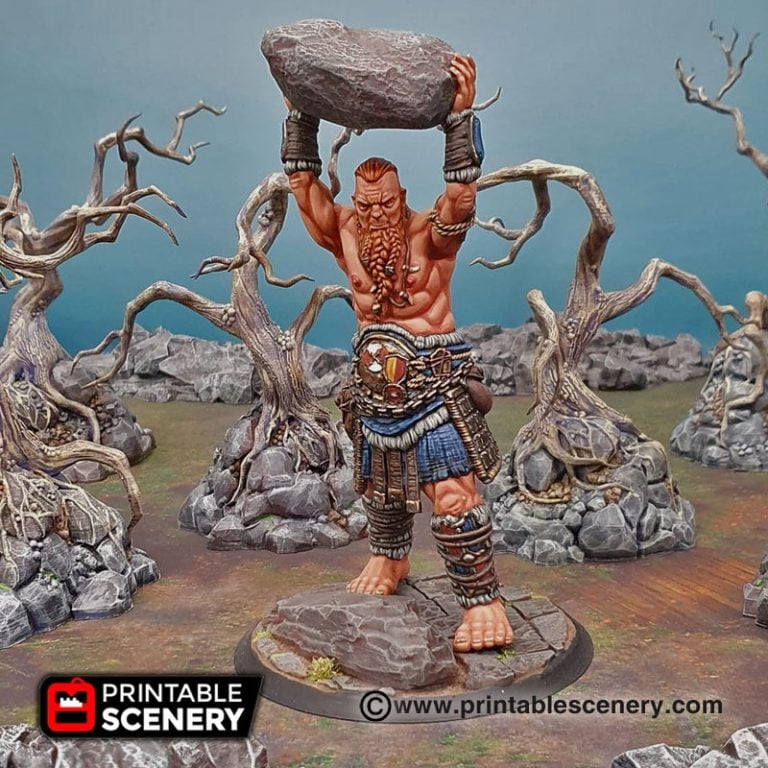 Samson the Smasher Giant - Printable Scenery
